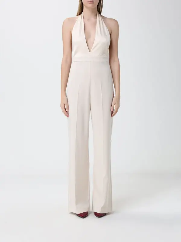 Patrizia Pepe Halter Neck Jumpsuit - Ivory