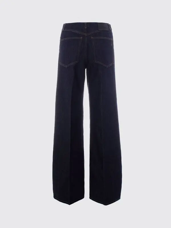 Sportmax Dora Palazzo Cotton Jeans - Blue