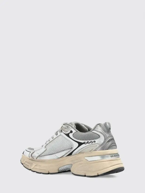 GOLDEN GOOSE Lightstar Sneakers In Mesh And Laminated Leather
