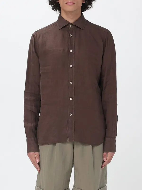 TINTORIA MATTEI 954 Classic Linen Shirt