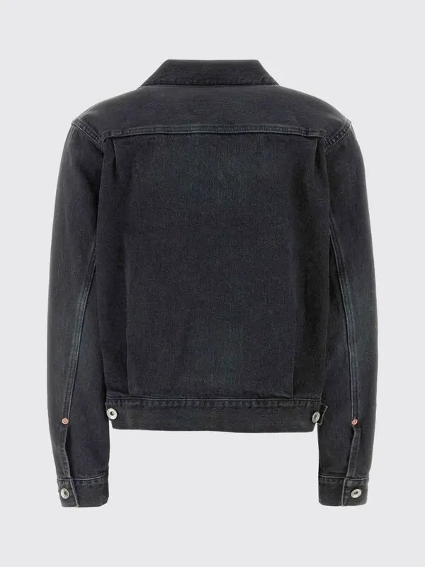 Sacai Double-breasted Denim Jacket - Black