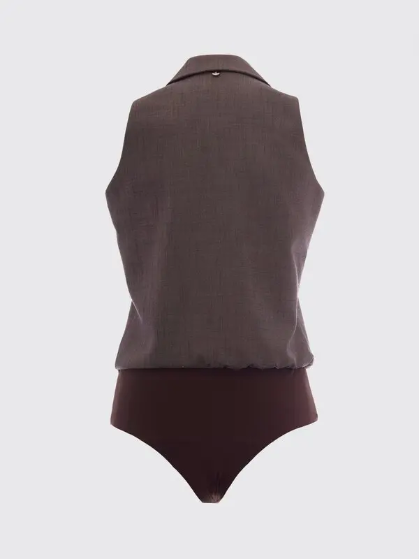 Liu Jo Viscose Blend Bodysuit Vest