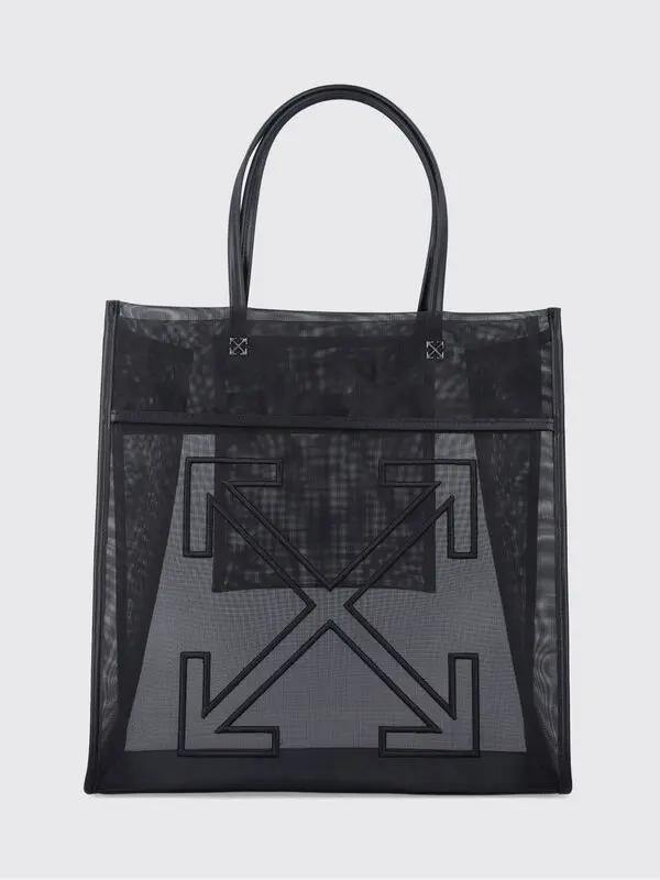Off-White Mesh Market Tote Bag