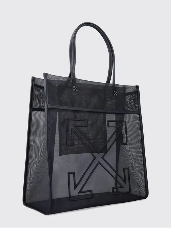 Off-White Mesh Market Tote Bag