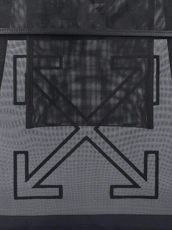 Off-White Mesh Market Tote Bag