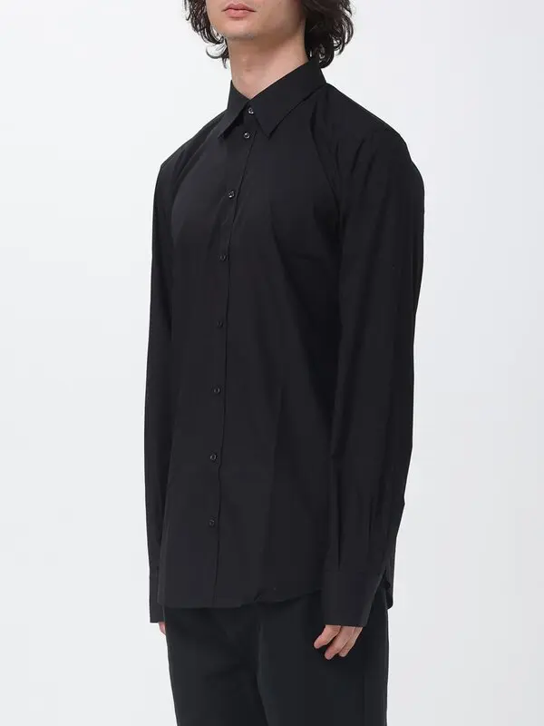 Dolce & Gabbana Classic Cotton Poplin Shirt - Black