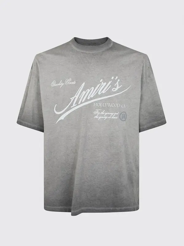 Amiri Abstract Print Cotton T-shirt With Logo