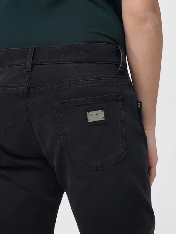Dolce & Gabbana Straight Leg Jeans - Grey
