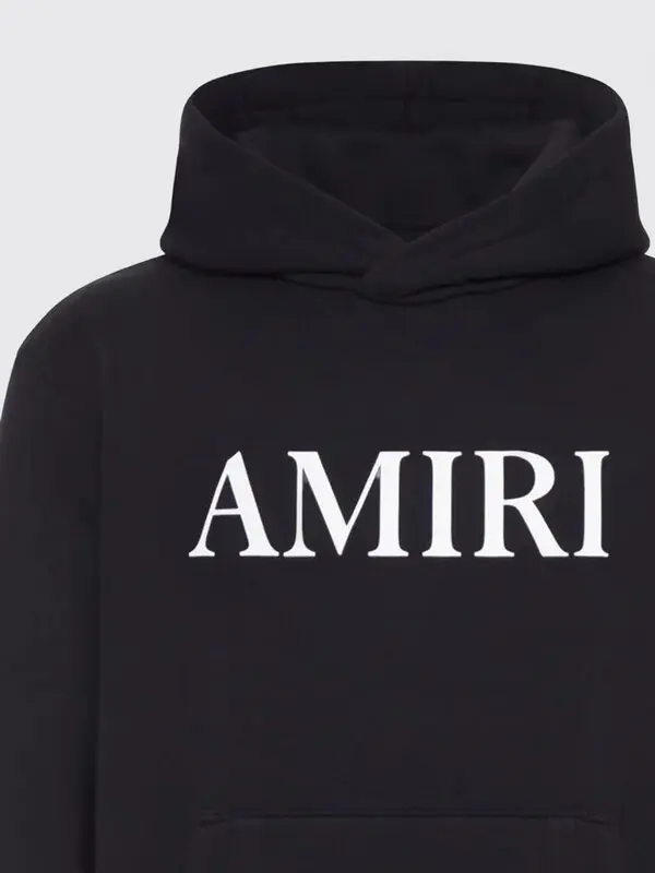 Amiri Relaxed Fit Cotton Hoodie With Contrast Logo