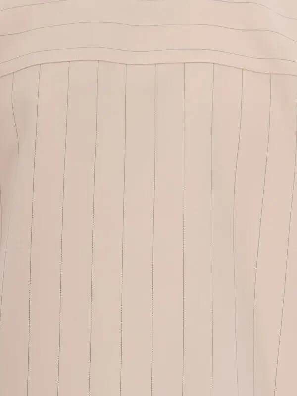Liu Jo Pinstriped Viscose Blend Jacket