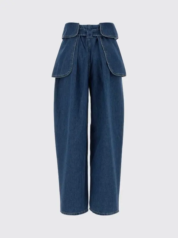 Loewe Cotton Denim Cargo Jeans