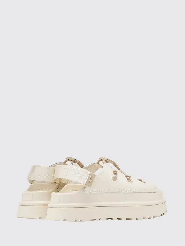 UGG Goldenglow Toggle Leather And Eva Sandal - White