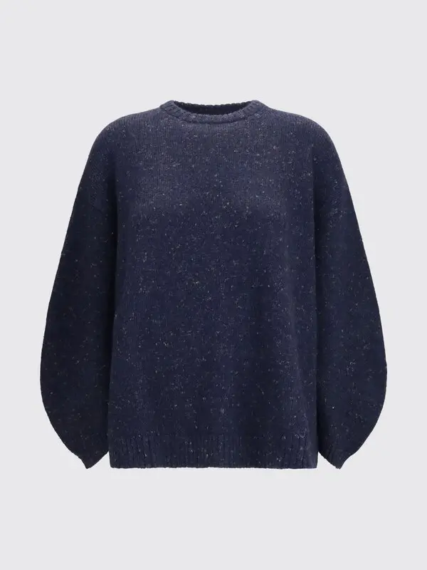 Fabiana Filippi Abstract Pattern Wool Blend Sweater - Blue