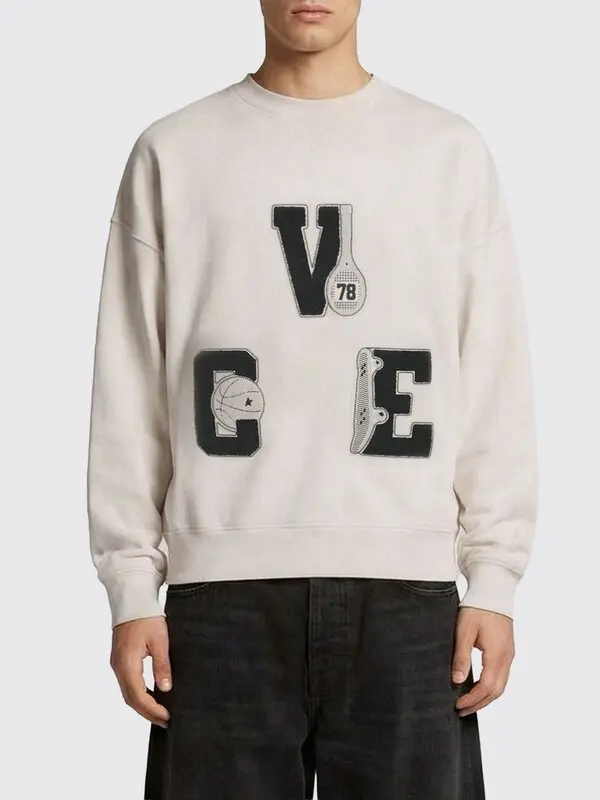 GOLDEN GOOSE Crewneck Sweatshirt With Lettering