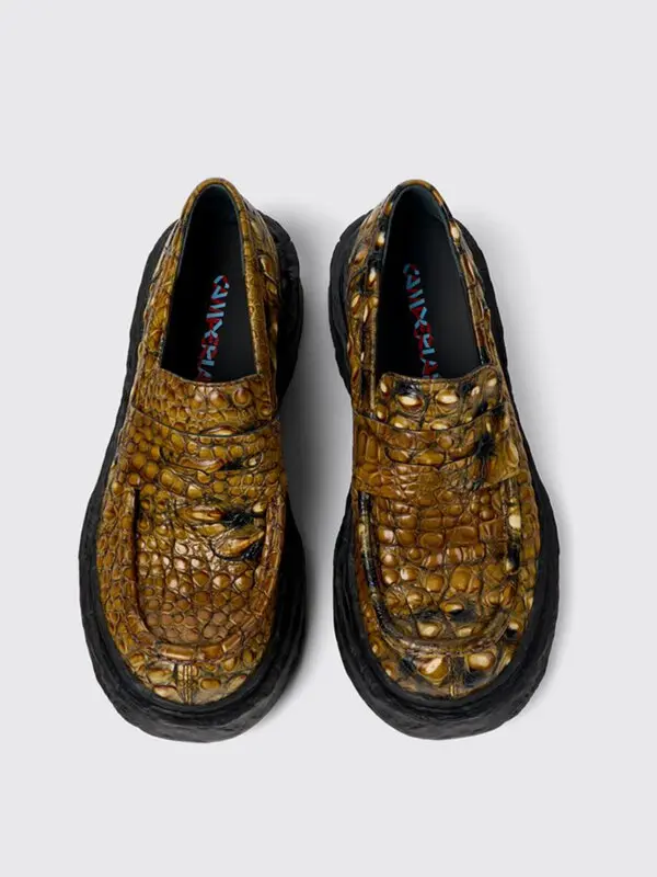 Camper Croc Effect Loafers