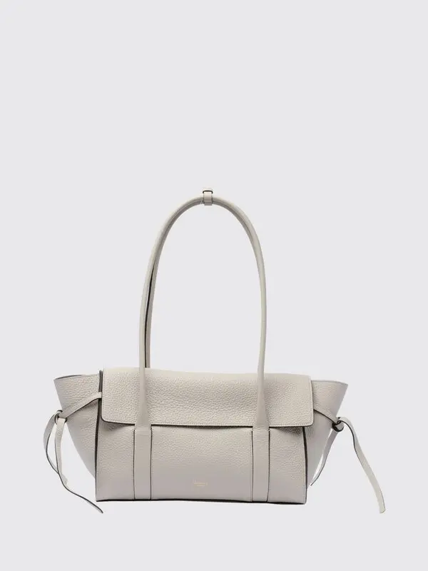 Mulberry Soft Bayswater Shoulder Bag In Grained Calf Leather - Mastic