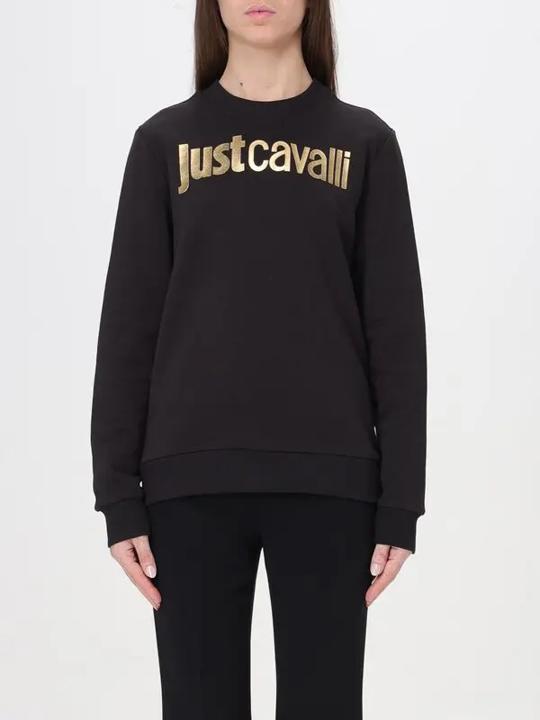 Just Cavalli Crewneck Logo Sweatshirt