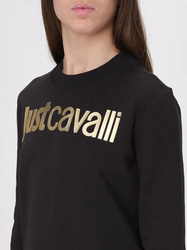 Just Cavalli Crewneck Logo Sweatshirt