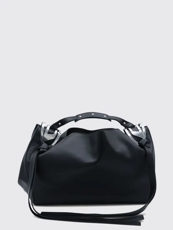 DIESEL® Knot-d Handbag In Polyurethane - Black