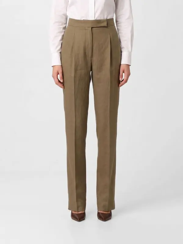 Max Mara Cotton Tailored Trousers