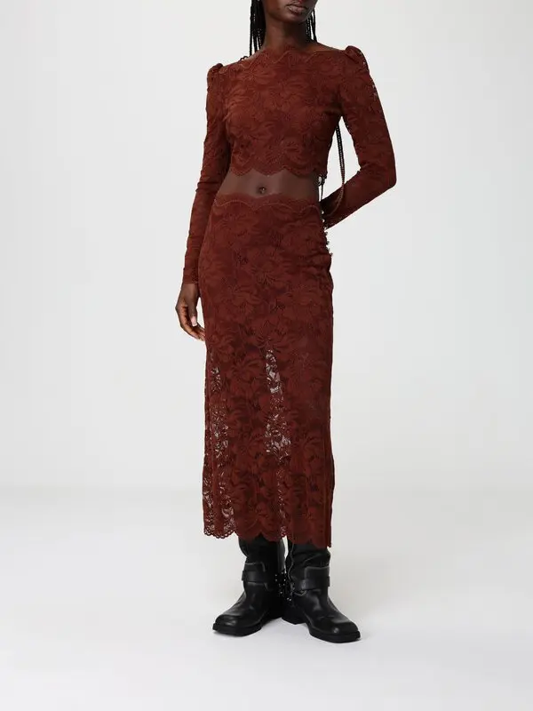 Rabanne Lace Pencil Skirt