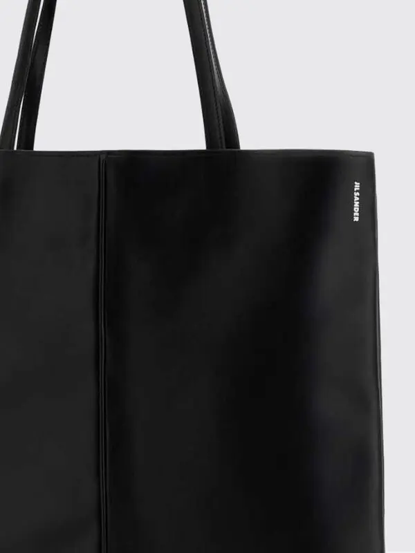 JIL SANDER Linea Calf Leather Shoulder Tote Bag