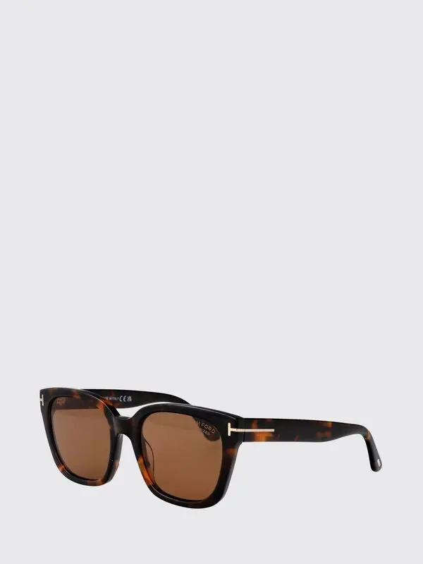 TOM FORD Tortoiseshell Square Frame Sunglasses