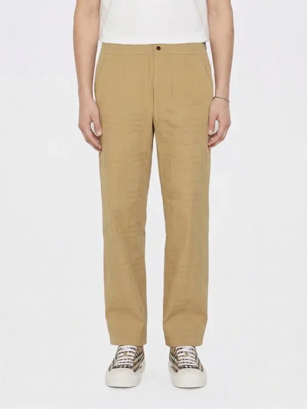 Burberry Cotton Straight Trousers