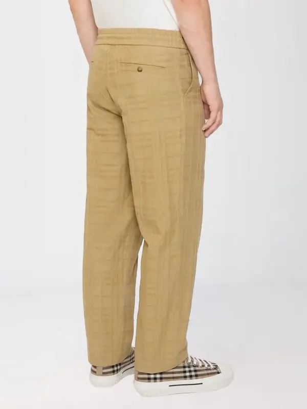 Burberry Cotton Straight Trousers