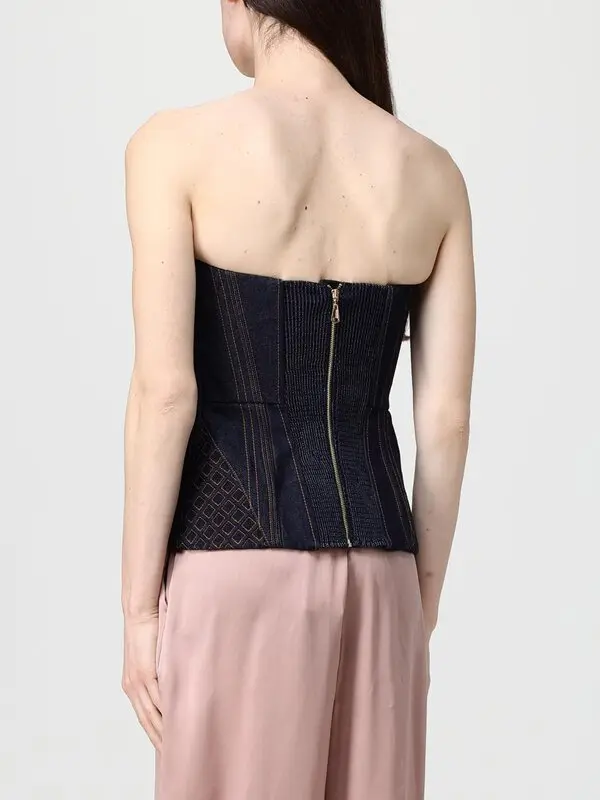 Zimmermann Denim Corset Top