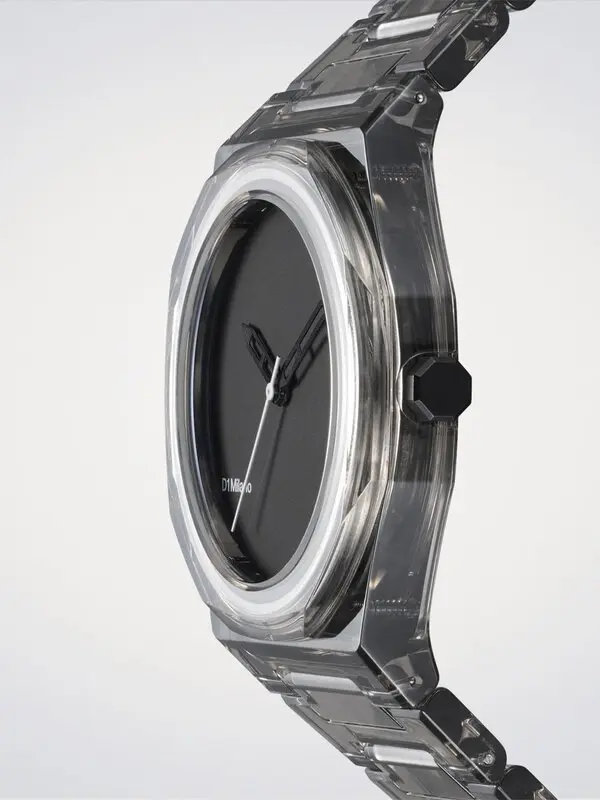 D1 MILANO Transparent Polycarbonate Watch