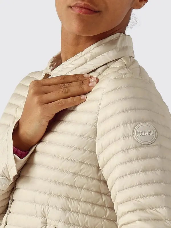 COLMAR Super Light Down Quilted Jacket - Ivory