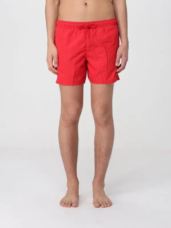 Lacoste Nylon Boxer Swim Trunks