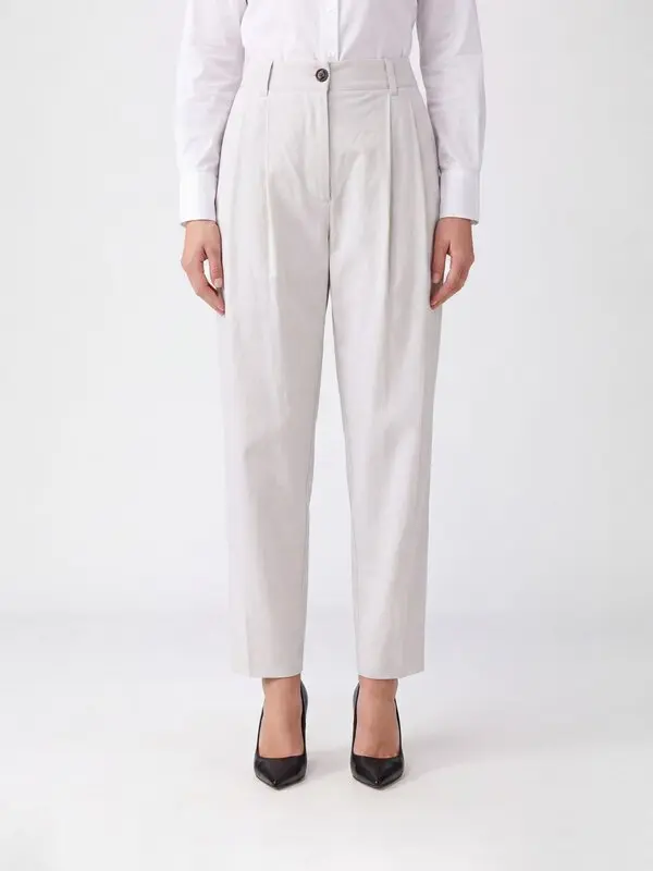 Studio Nicholson Pleated Wide-leg Trousers - White