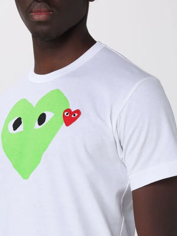 Play Comme Des Garcon Printed Cotton T-shirt