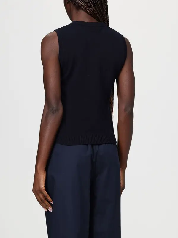 Max Mara Cotton Knit Top - Blue