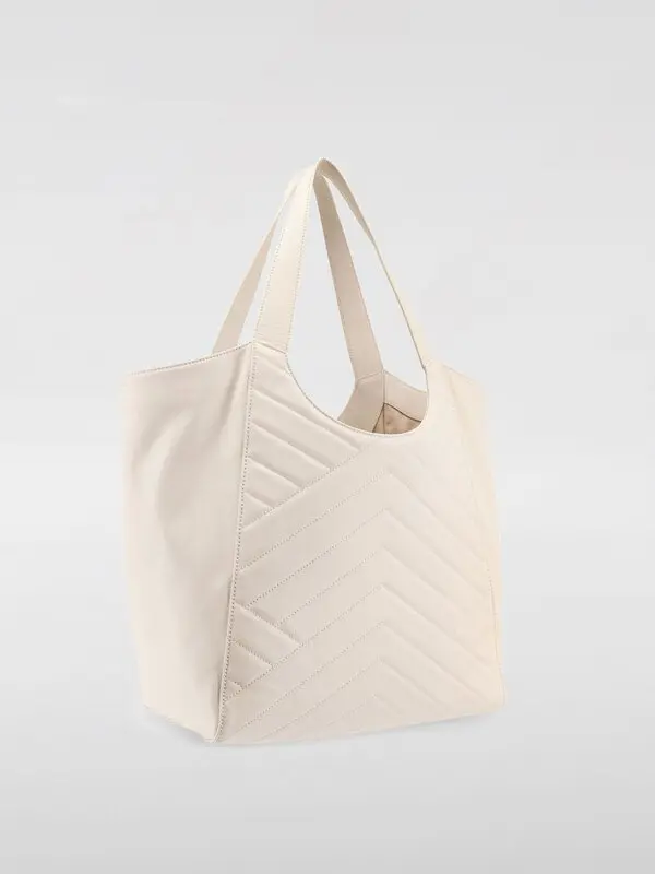 Pinko Quilted Shoulder Bag With Gold Tone Emblem