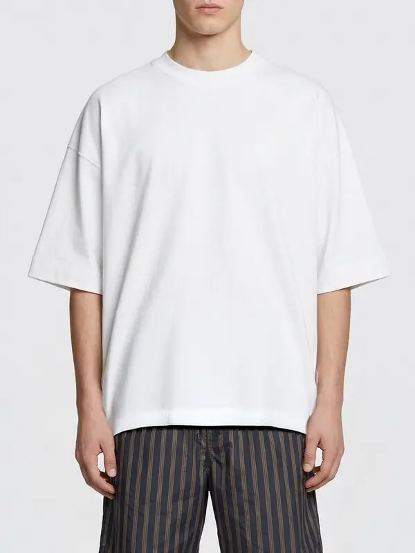 Dries Van Noten Basic Cotton T-shirt - White