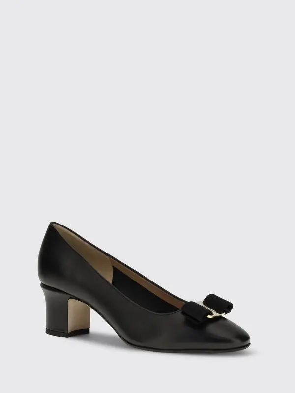 FERRAGAMO Vara Bow Leather Pumps