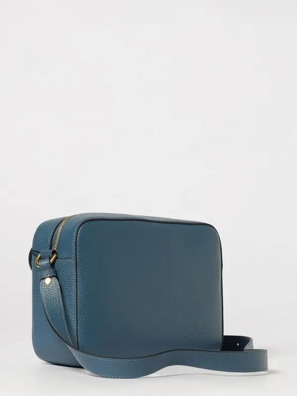 COCCINELLE Beat Hammered Leather Bag - Blue