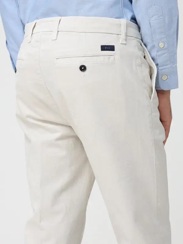 FAY Trousers Colour - Ivory