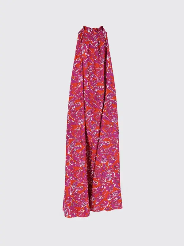 Max Mara Printed Silk Midi Dress