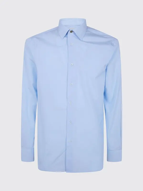 Paul Smith Classic Cotton Poplin Shirt - Blue