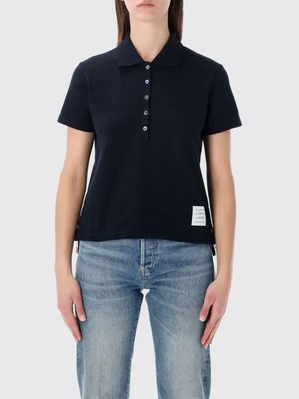 Thom Browne Polo Shirt Colour - Blue