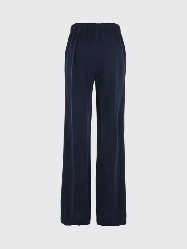 PAROSH P.a.r.o.s.h. Mid-rise Straight-leg Cady Trousers - Blue
