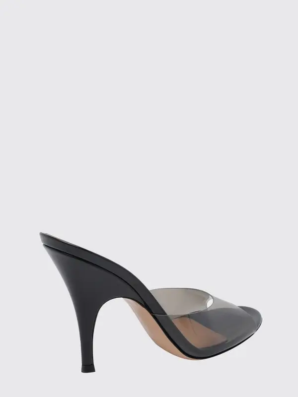 GIANVITO ROSSI Sofia Pvc And Smooth Leather Mule Sandals With High Heel
