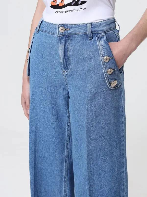 Liu Jo Palazzo Jeans In Denim