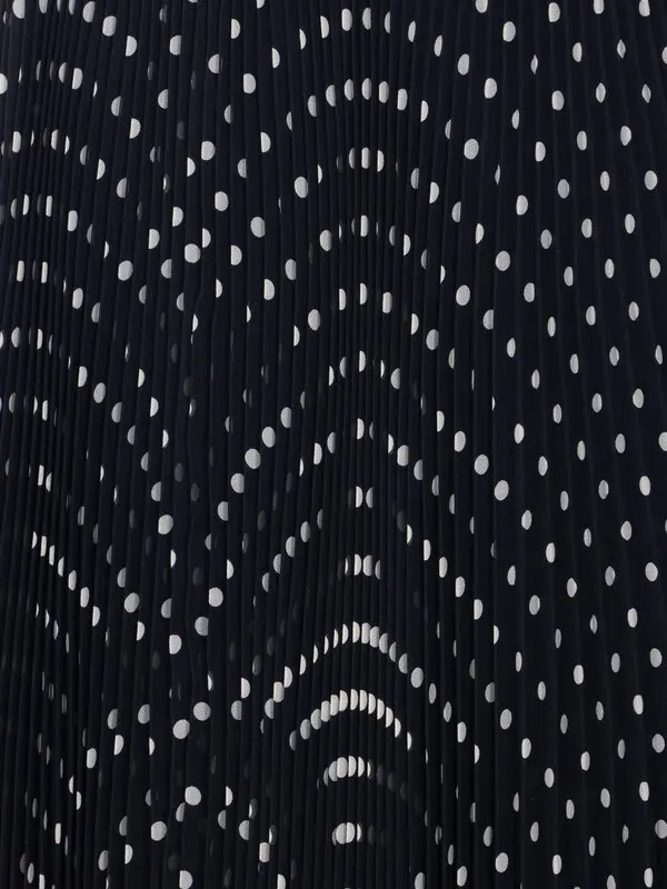 Valentino Garavani Polka Dot Silk Midi Skirt