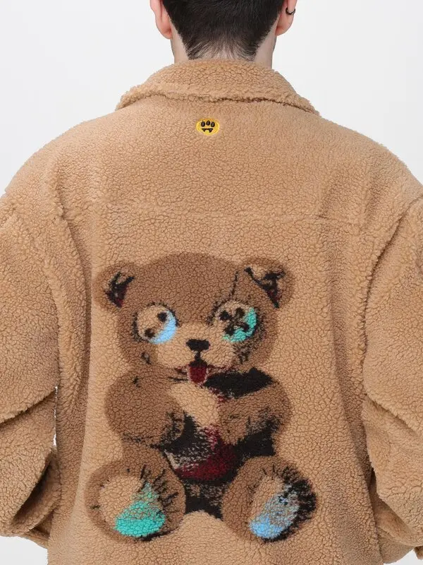 BARROW Teddy Fleece Jacket - Camel