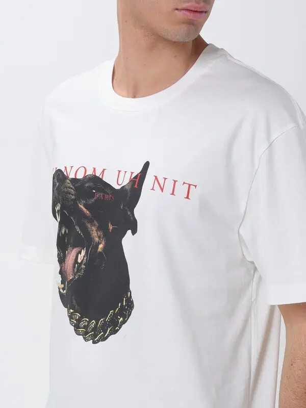 IH NOM UH NIT Printed Cotton T-shirt - White